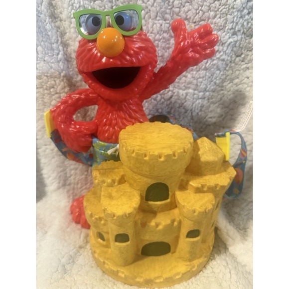 Sesame Street | Toys | Seaworld Sesame Street Elmo Sandcastle Popcorn ...
